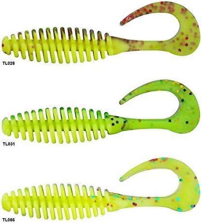 Relax SOFT LURE TWISTER TURBO 3'' LAMINATED - PACK OF 6 - By 6, TL086 ...