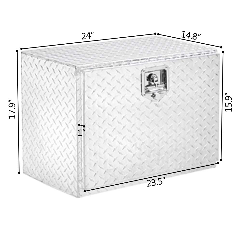 Buy TUFFIOM 24 Inch Heavy Duty Aluminum Truck Tool Box Diamond Plate buy-tuffiom-24-inch-heavy-duty-aluminum-truck-tool-box-diamond-plate