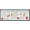 Amazon.com: On the Menu Embossed Metal Sign - Vintage Diner Menu Sign ...