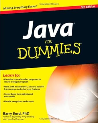 Java For Dummies: Burd, Barry A.: 9780470371732: Amazon.com: Books