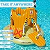 Amazon.com: SWIMLINE Giant Inflatable Pirate Castle Pool Float For Kids ...