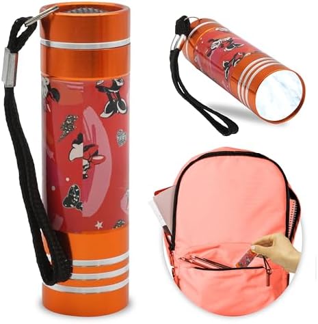 9 LED Kids Aluminum Flashlight with TV Characters for Powerful Long ...