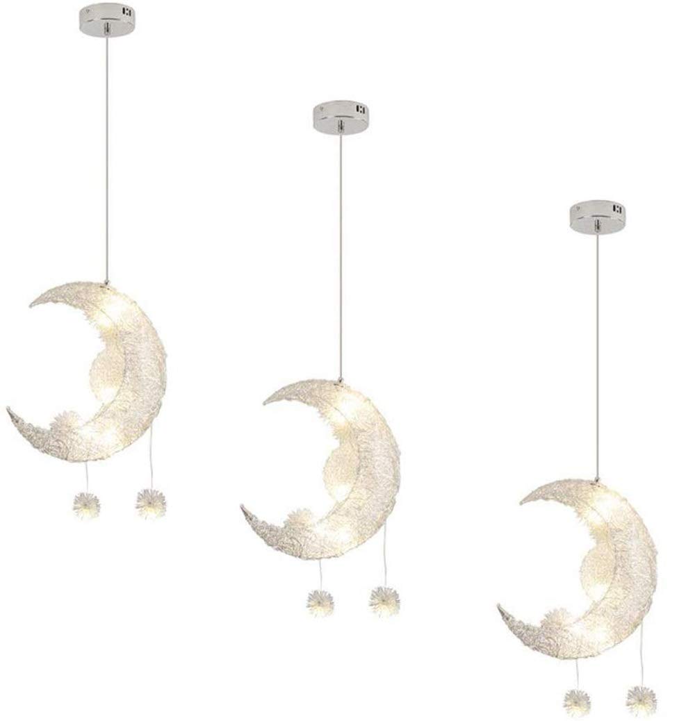 Pendant Light Fixtures Ceiling Lamp Modern Aluminum Lampshade Moon ...