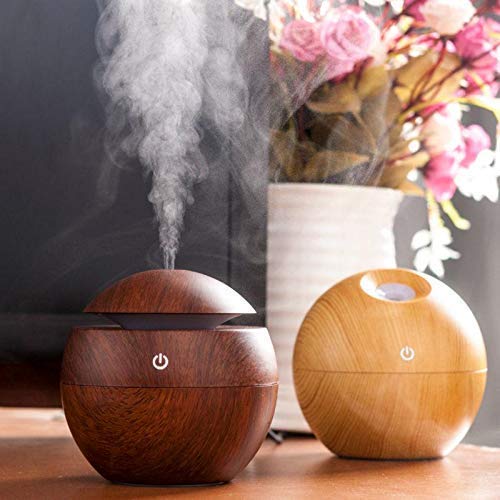 Shopelon Magic Wooden Cool Mist Humidifiers, USB Ultrasonic ...
