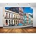 Amazon.com : BELECO 15x8ft Fabric Cuba Street Backdrop Latin American ...