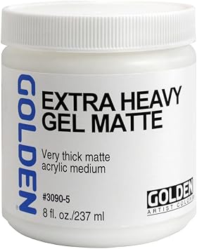 Amazon.com: GOLDEN Extra Heavy Gel Matte, 8 fl. oz. Jar, Professional ...