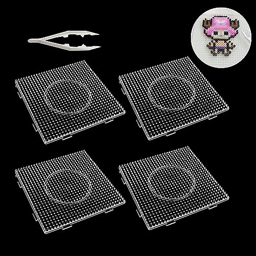 4pcs Plastic Hama Beads Pegboard Hama Bead Boards Interlocking Hama ...