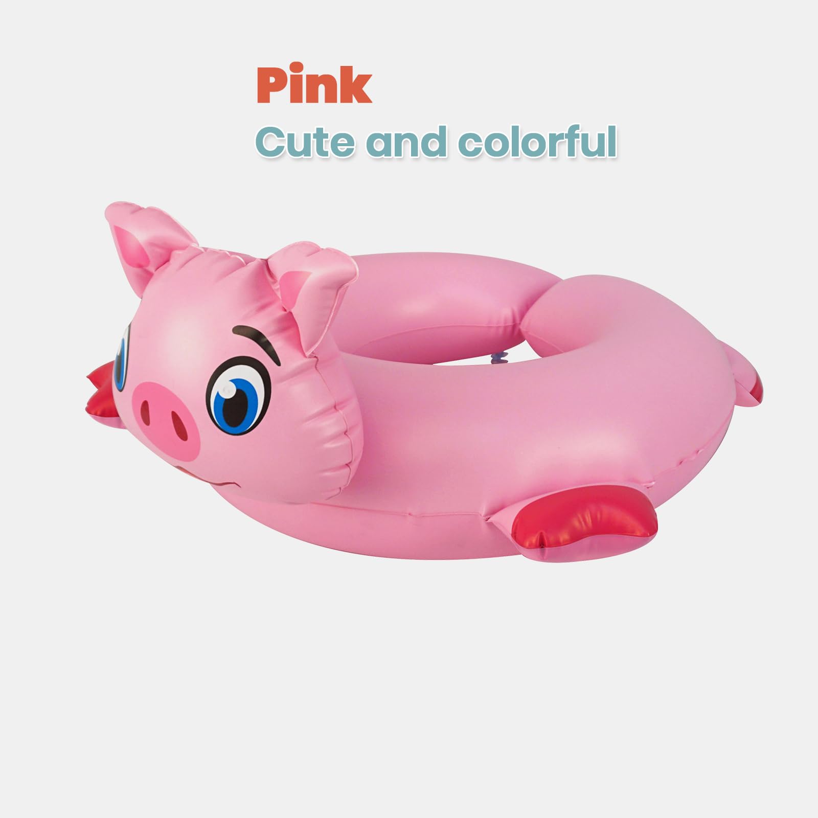 Snapklik.com : HOHQB Pig Split Ring Floatie Kids Pool Floats: Swim ...