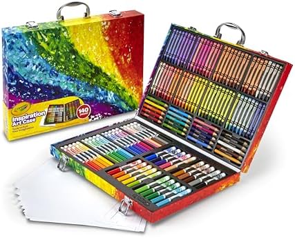 Amazon.com: Crayola Inspiration Art Case Coloring Set - Space (140ct ...