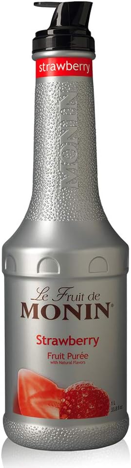 Amazon.com: Monin - Strawberry Purée, Juicy and Sweet, Great for Sodas ...