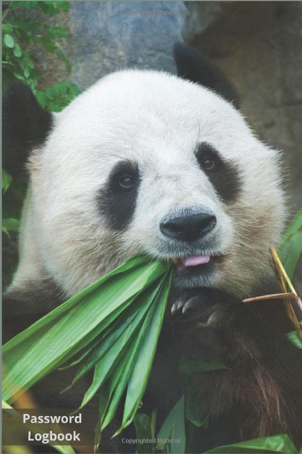 Panda Password Logbook: Internet Password Organizer: Animal Journals ...