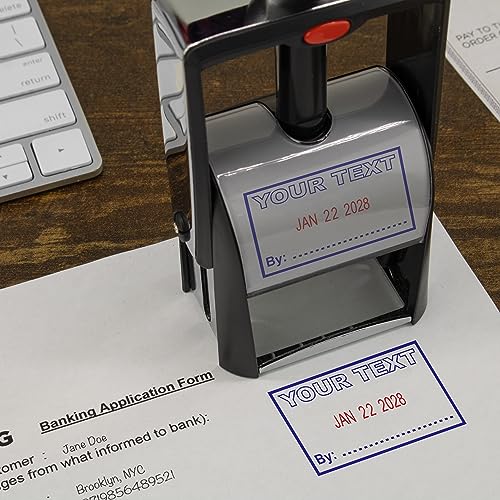 Snapklik.com : MaxMark Heavy Duty Self Inking Date Stamp