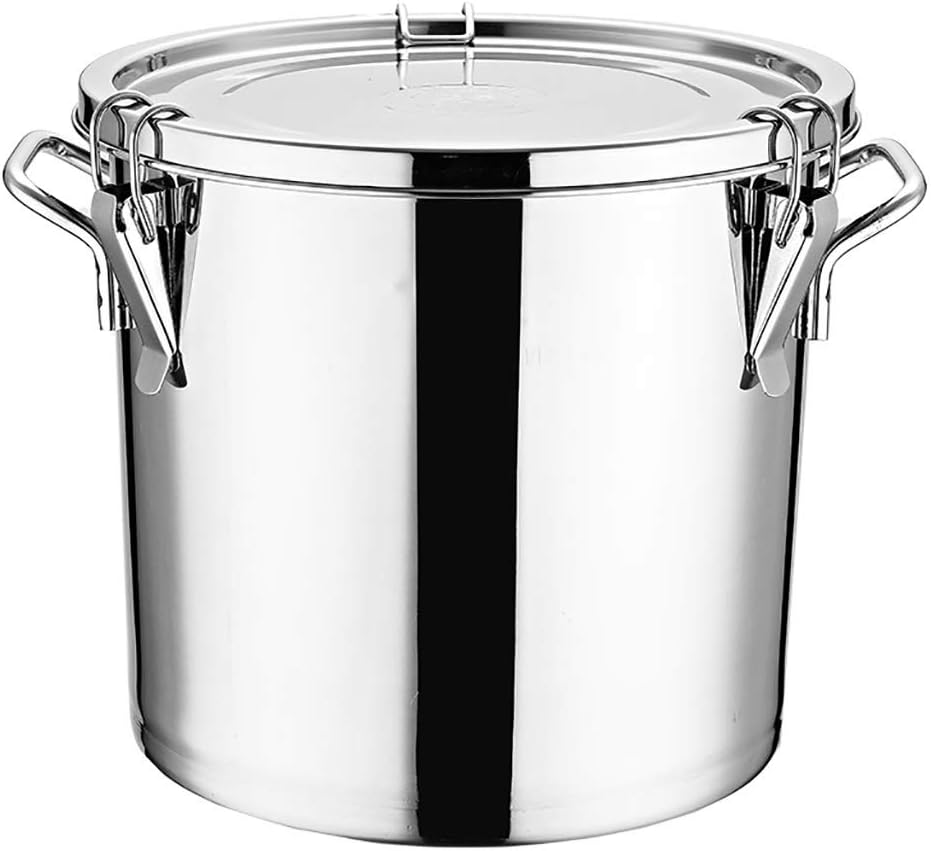 Amazon.com: Container Storage Stainless Steel Rice Bin Airtight,Kitchen ...