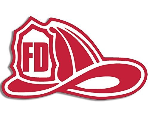 Fire Helmet Stickers Skull Fire Eyes Firefighter Helmet Rescue Sticker
