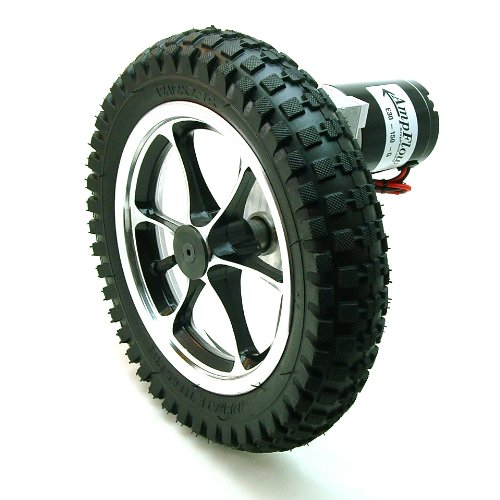 AmpFlow A28-150-G-12W 12.5-Inch Wheel Motor, 12V, 24V, or 36V DC, 720 ...