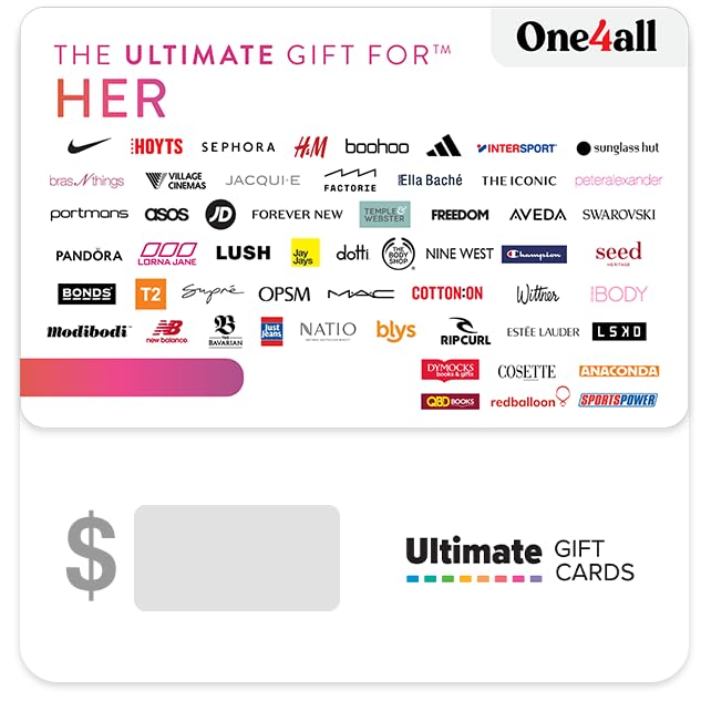 The Ultimate Her eGift Card - Delivered via email (AU Only) : Amazon ...