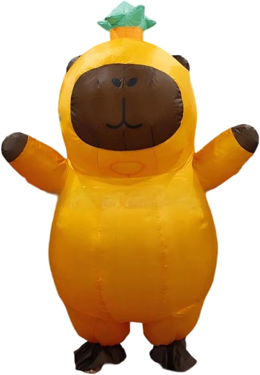 Amazon.com: loyimioo Adult Capybara Inflatable Costume Funny Blow Up ...