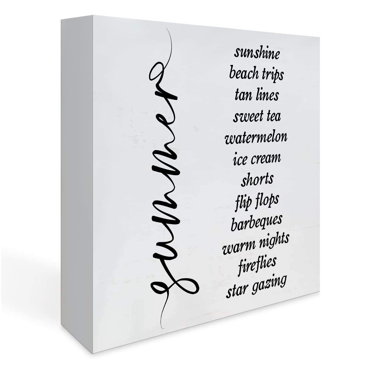 Rustic Summer Sunshine Beach Trips Wood Box Sign, Farmhouse Summer ...