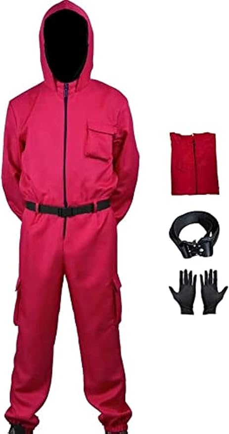Rglt Tv Show Red Overall Romper Jumpsuit Red Color Costume Cosplay ...