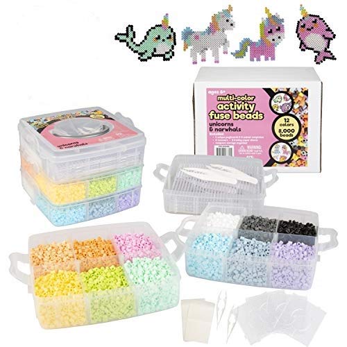 8 000pc Fuse Bead Unicorn Super Kit For Girls Gift | Desertcart Cyprus