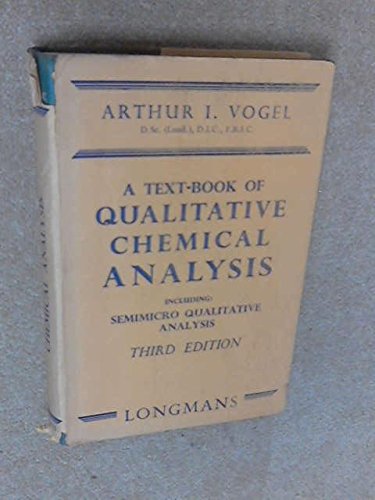 A Text-book of Qualitative Chemical Analysis including Semimicro ...
