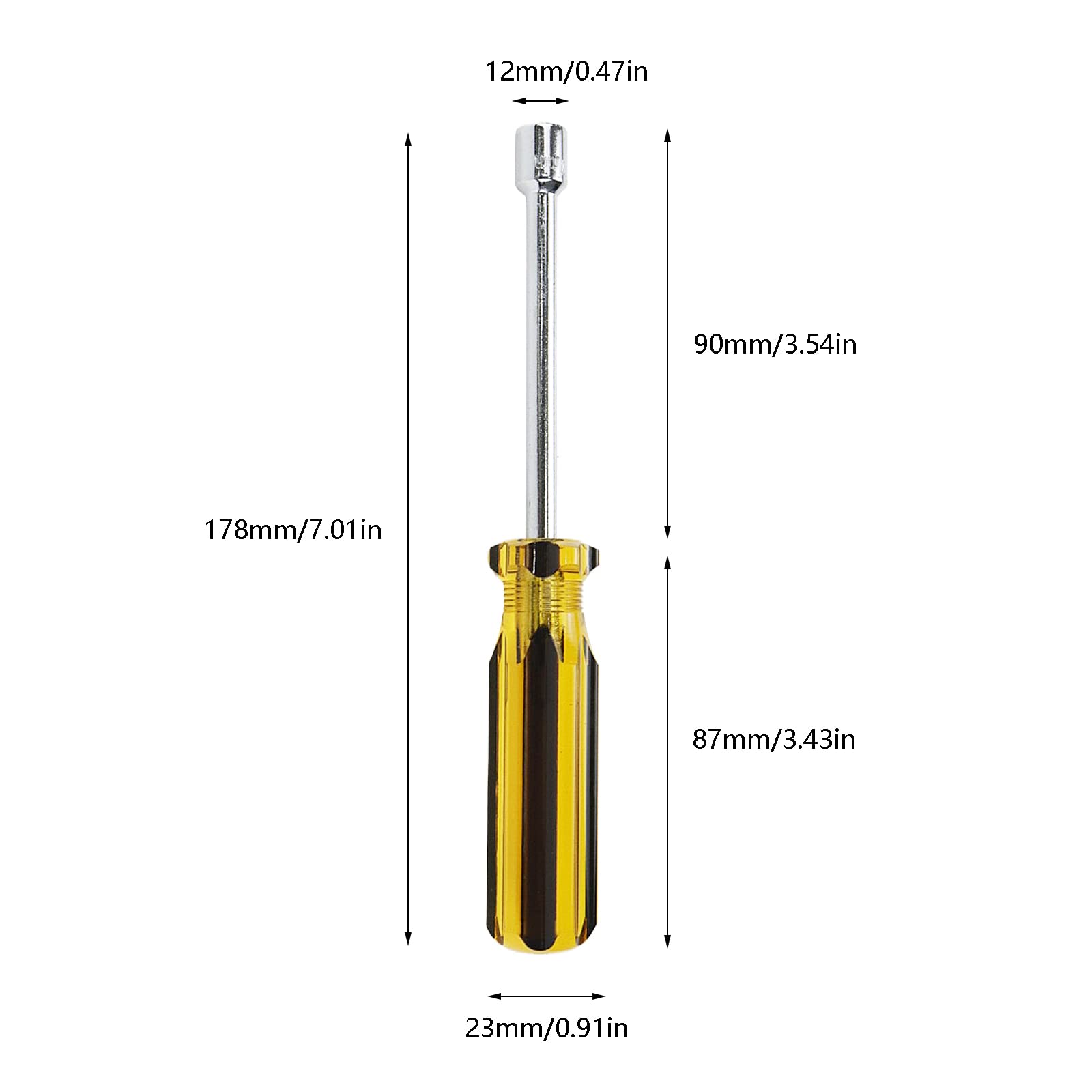 Snapklik.com : Nut Driver Hex Screw Driver Wrench Screwdriver Hollow ...