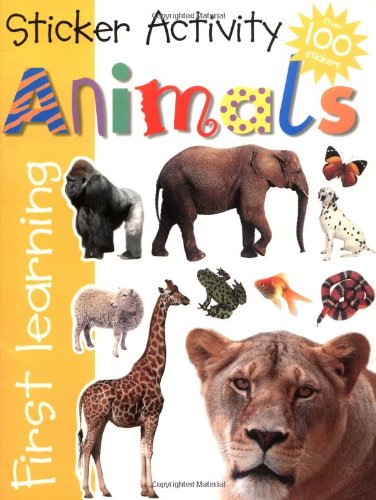 Amazon | Animals Sticker Activity Book (First Learning) | Priddy, Roger ...
