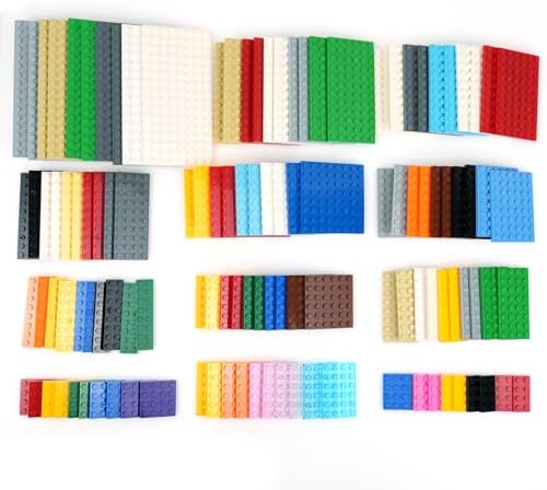 Amazon.com: MALEKO 120 Pieces Classic Base Plates Bricks Parts, Flat ...
