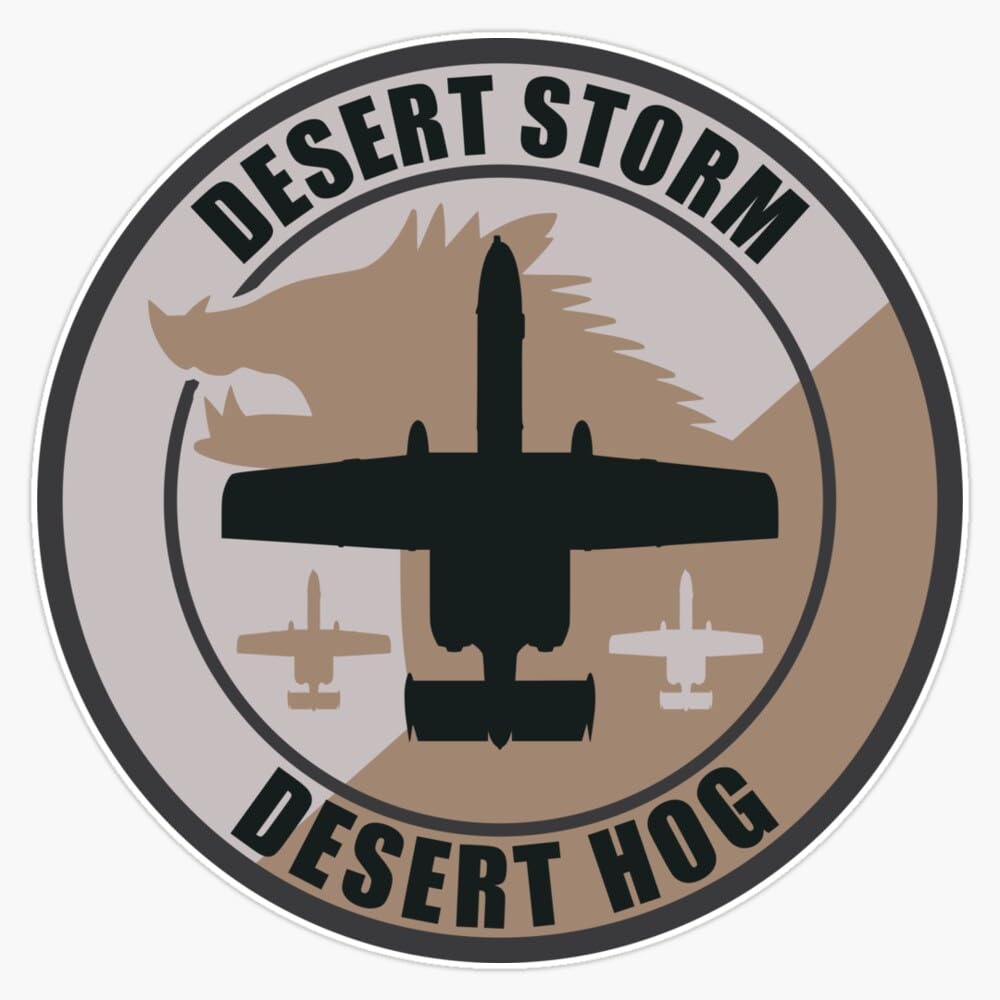 Amazon.com - A-10 Warthog - Desert Storm Sticker Vinyl Decal Bumper ...
