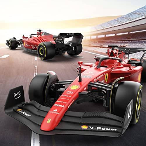 RASTAR Ferrari F1-75 Model RC Car, 1/18 Scale 2022 Ferrari Formula 1 ...