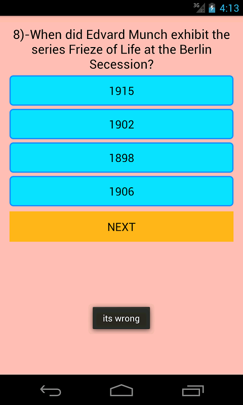 Edvard Munch Quiz - App on Amazon Appstore