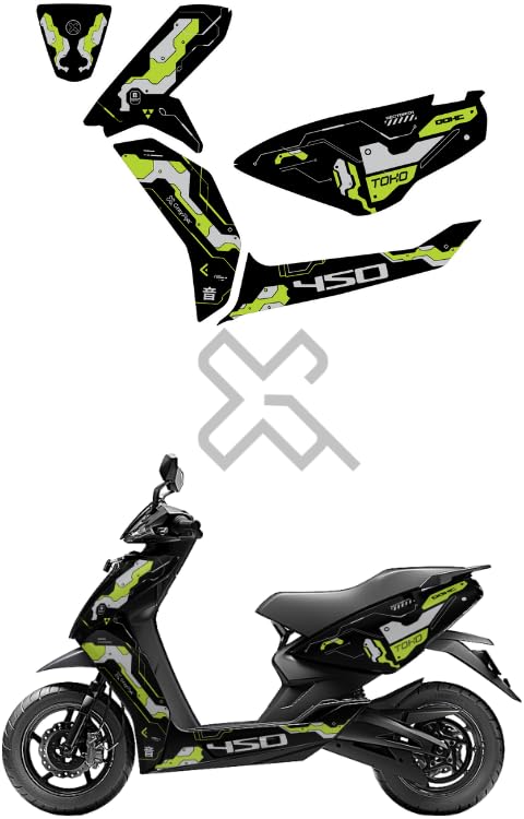 Grayfixx DOHC Edition Full Body Graphics For Ather 450X & 450S | Made ...