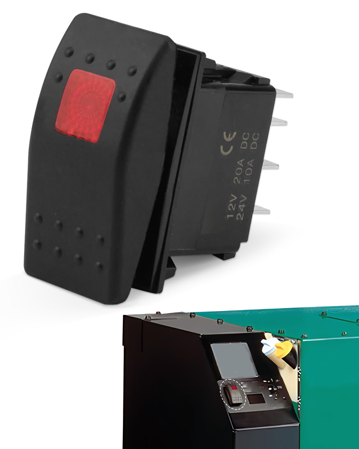 Amazon.com: 5 Pin Rocker Switch 308-1062 Fit for Onan for Cummins ...