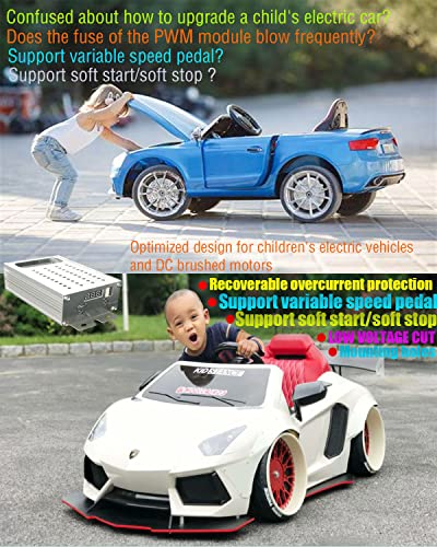 Pwm 0 30s Soft Startsoft Stop Variable Speed Dc Motor Speed Controller Battery