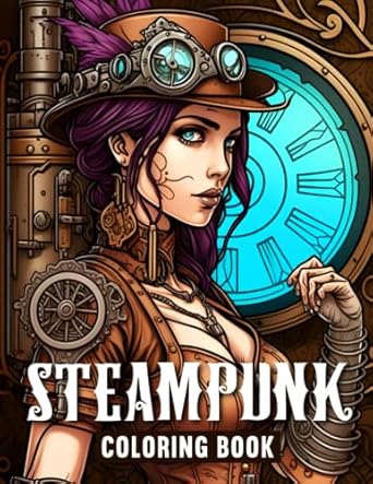 Amazon.com: Steampunk Coloring Book for Adults: Unleash Your Creativity ...