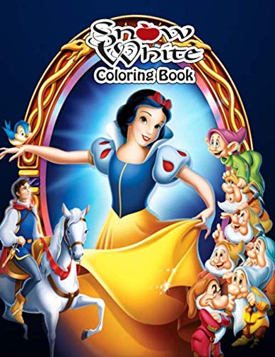 Snow White Coloring Book Over 50 Coloring Pages Of Snow | Desertcart INDIA