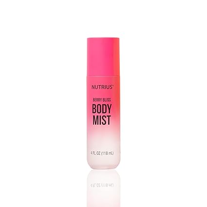 Amazon.com : Nutrius Body Mist for Women, Berry Bliss Scent, Hydrating ...