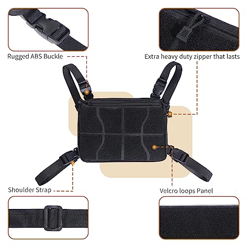 Kyrio Tactical Chest Rig Molle Chest Rig Bag Airsoft Chest Rig, Edc ...