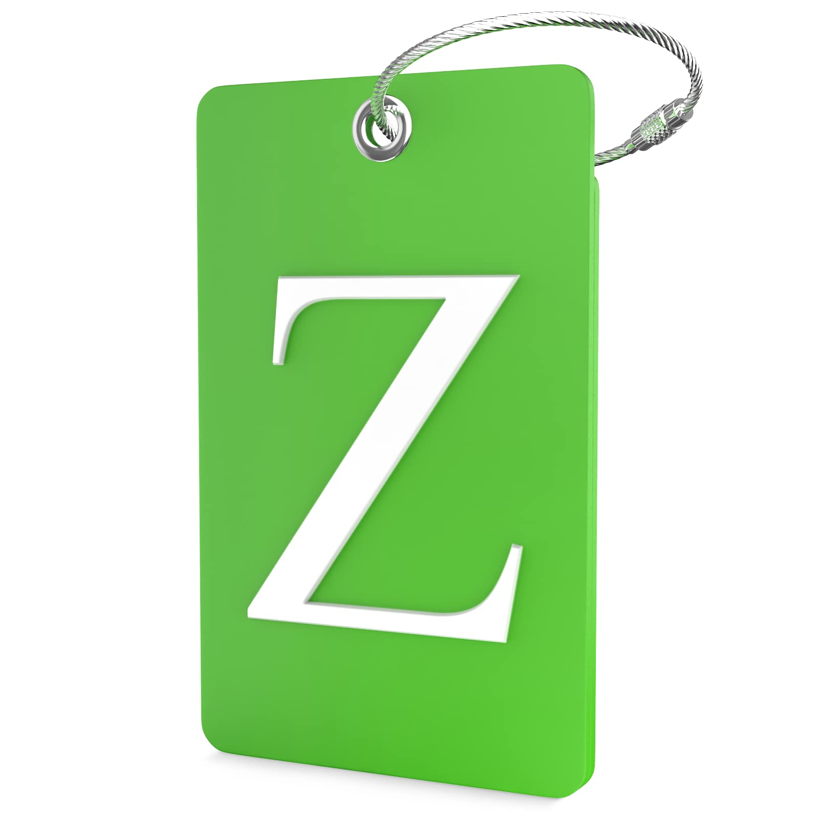 Snapklik.com : Shacke Luggage Tag Initial Fully Bendable Tag w ...