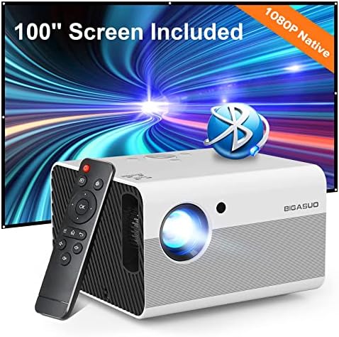 Mini Projector Battery Powered with Bluetooth - Native HD 1080P ...