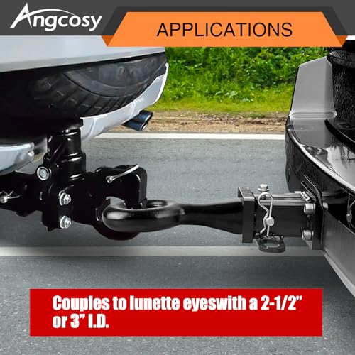 Snapklik.com : Angcosy Heavy-Duty Forged Steel Tow Eyelet Trailer Hitch ...
