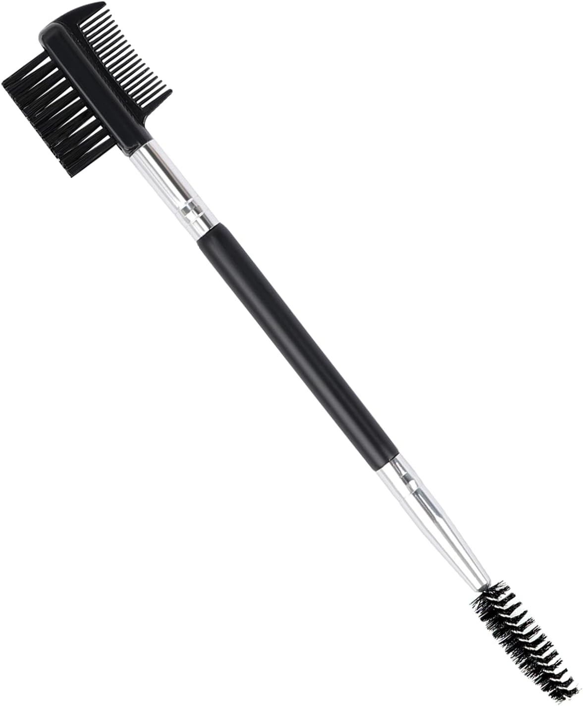 Amazon.com: Beauty Junkees Angled Eyebrow Brush with Spoolie Brush, Duo ...