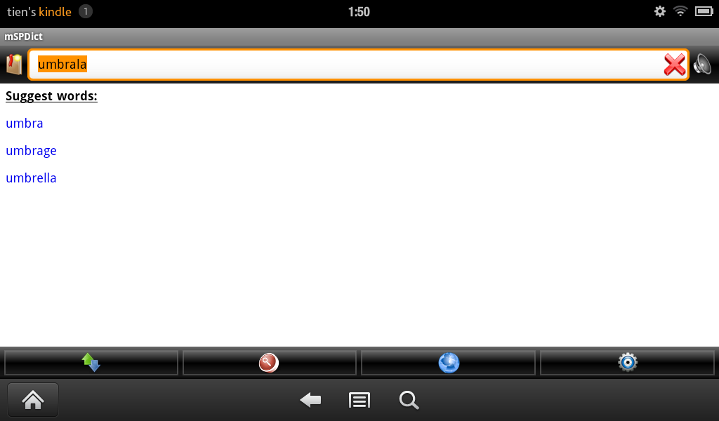mSPDict - English dictionary - App on Amazon Appstore