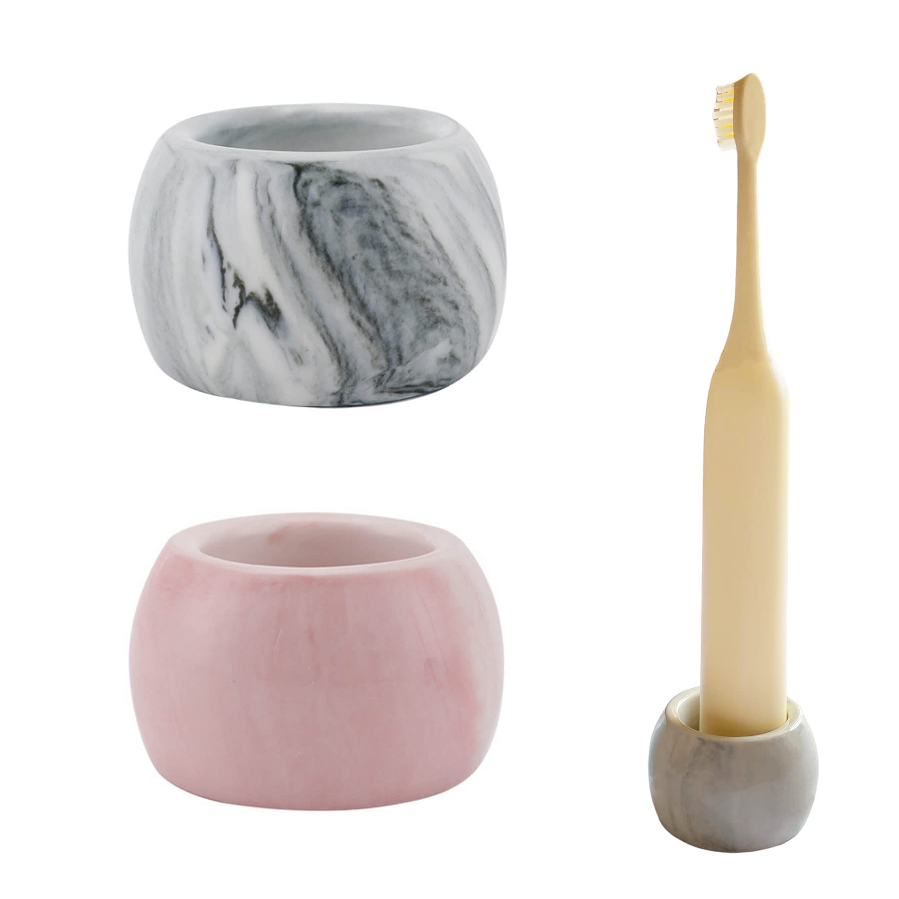 Amazon.com: Mini Electric Ceramics Toothbrush Holder Stand Marble ...