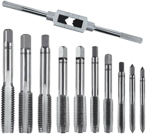 Maschi per Filettatura Set M5 M6 M7 M8 M10 M12 Punte Trapano ...