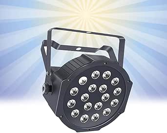 Amazon.com: SUFEIY 1Pcs Led Mini Par Light 18x1W Beam Wash DMX Stage ...