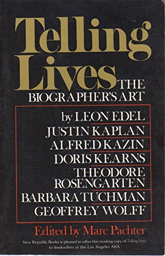 Telling Lives: Pachter, Marc: Amazon.com: Books