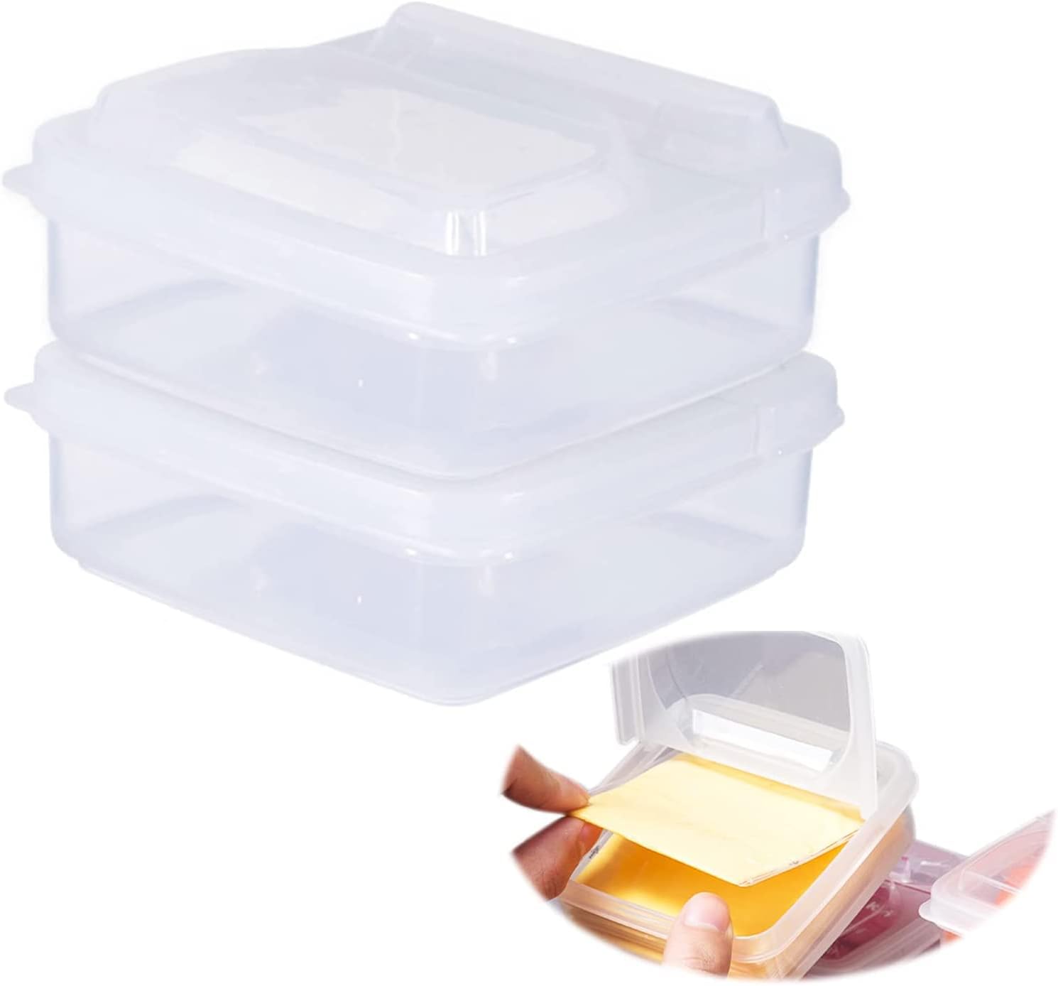 Amazon.com: Bazuko Cheese Storage Containers with lids Airtight Keeps ...
