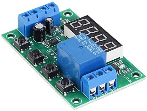 12V Timer Relay Adjustable Automation Control Switch Module LED Display : Amazon.co.uk: Business ...