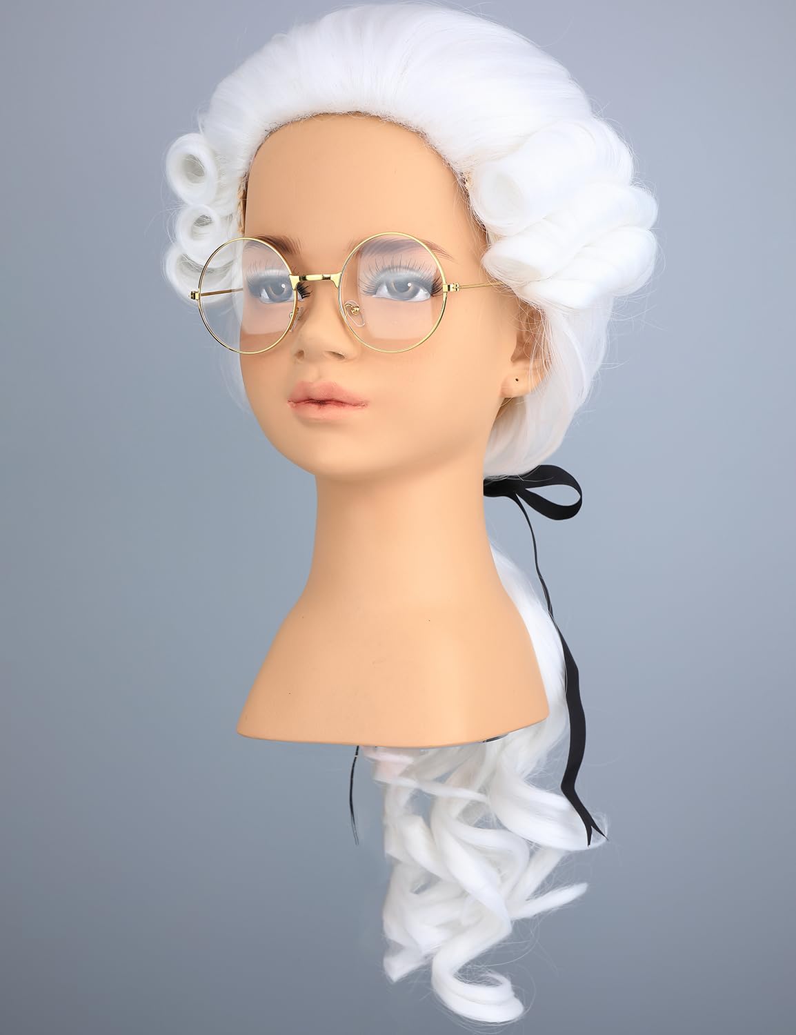 Snapklik.com : Morvally Kids Colonial Judge Wig And Glasses 18th ...